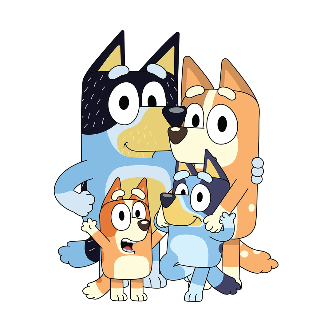 Download List of Bluey Characters SVG | Printable Files