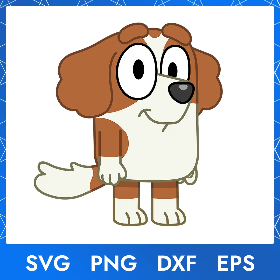 Bluey Chucky Svg, Png, Dxf, Eps - Instant Download