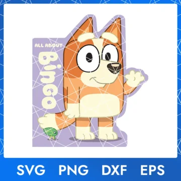16+ Bluey Bingo SVG | PNG | DXF | EPS - 300 DPI Resolution