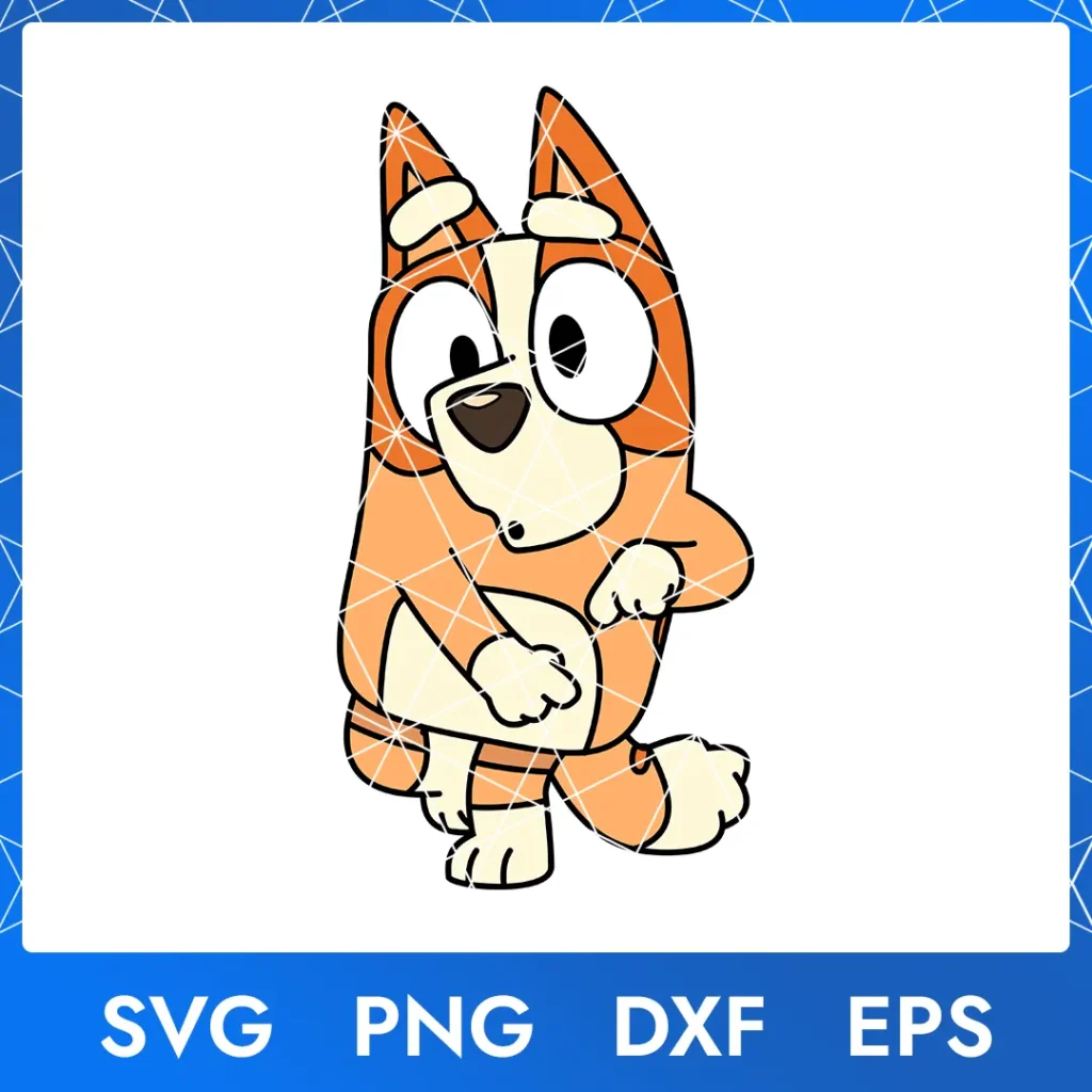 16+ Bluey Bingo SVG | PNG | DXF | EPS - 300 DPI Resolution