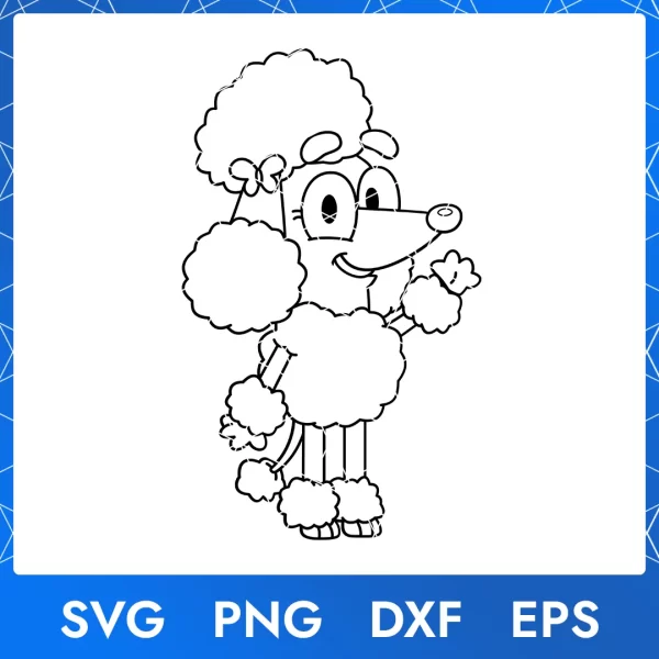 Bluey Busker Svg, Png, Dxf, Eps - Digital Download