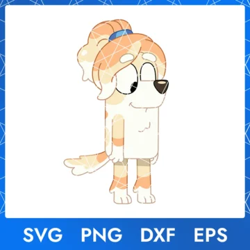 Bluey Characters SVG Free Download – Multi-format, Printable