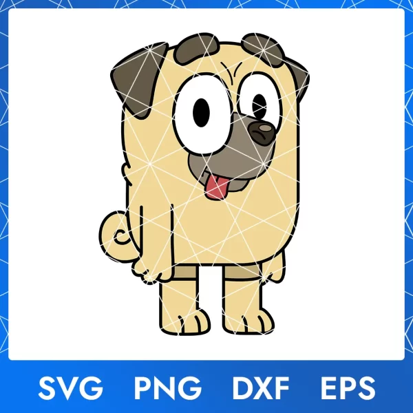 Bluey Busker Svg, Png, Dxf, Eps - Digital Download