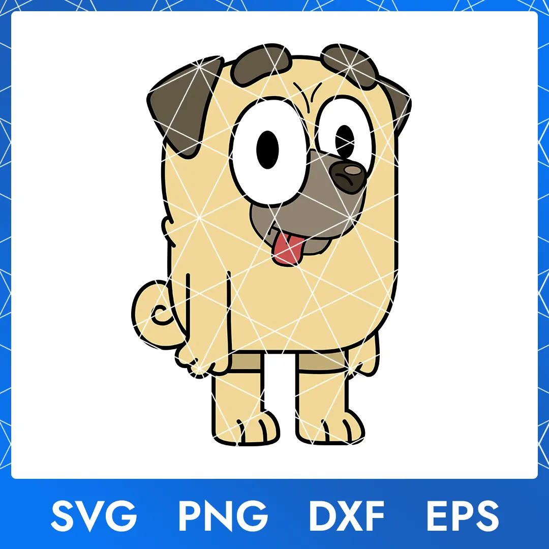 Bluey Chucky Svg, Png, Dxf, Eps - Instant Download