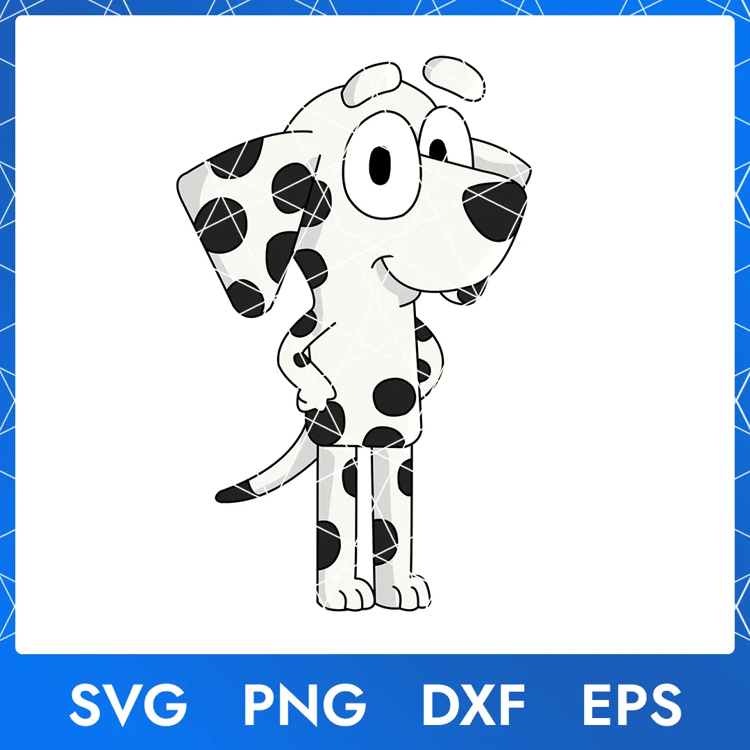 Bluey Chloe Svg, Png, Dxf, Eps - Digital Download