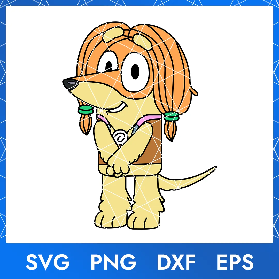 3+ Bluey Indy SVG - High Quality Print Gifts | Digital File