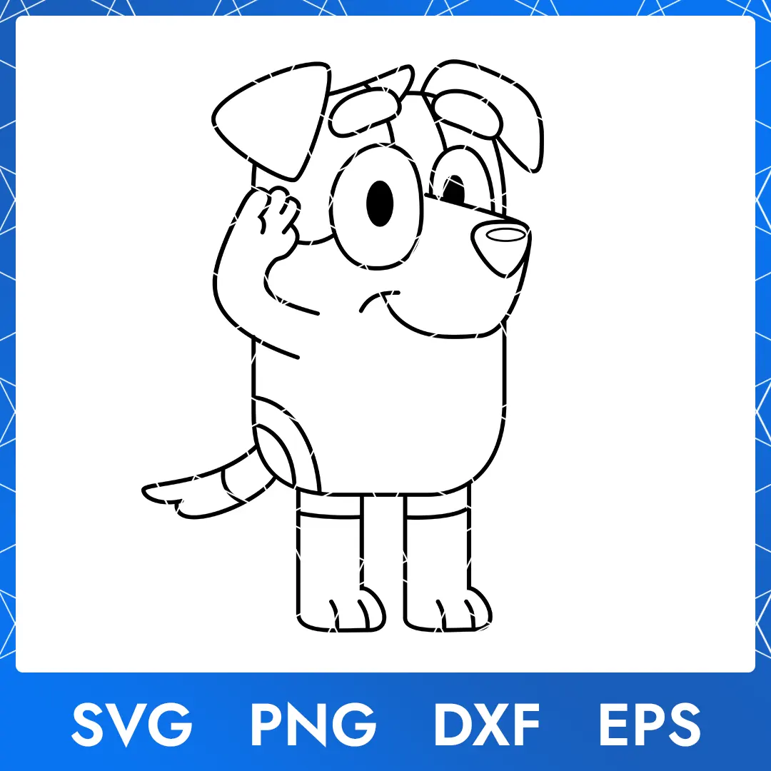 3+ Bluey Jack SVG - Easy to Use Print-Ready Files