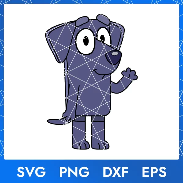 Bluey Busker Svg, Png, Dxf, Eps - Digital Download