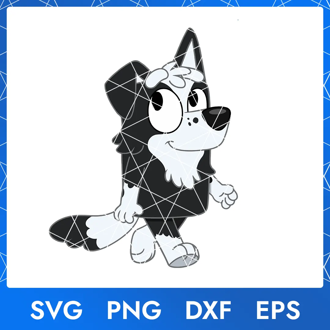3+ Mackenzie Bluey SVG - Premium Print-Ready Files | 300DPI
