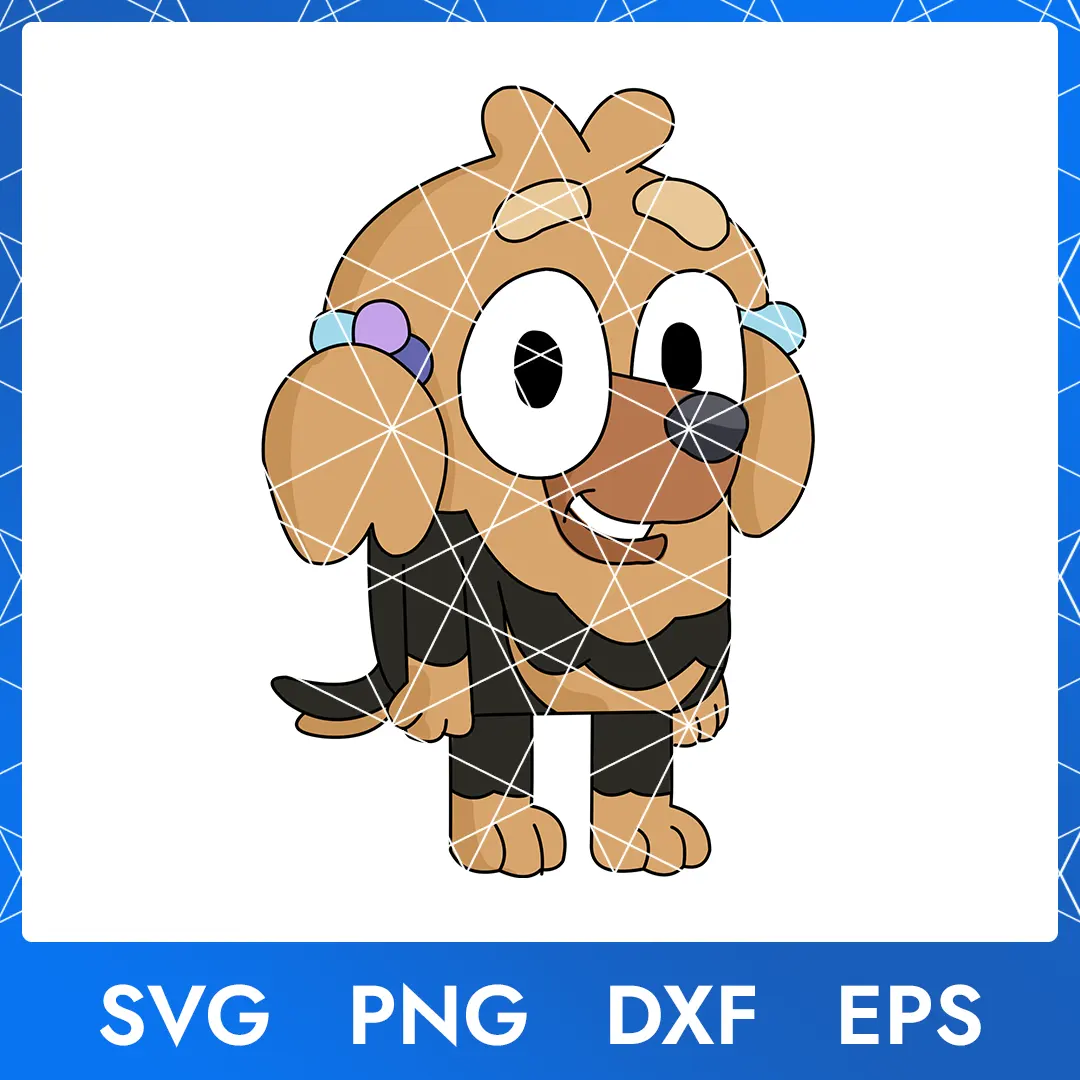 Missy Bluey SVG - Printable DIY Gift Files | Multi-Format