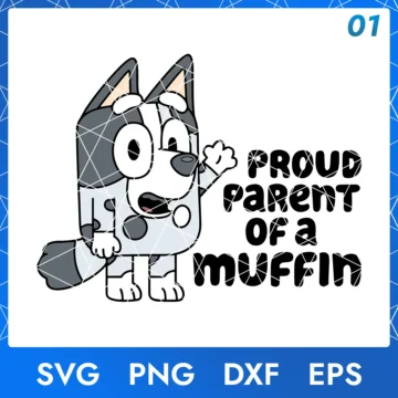 Bluey Busker Svg, Png, Dxf, Eps - Digital Download