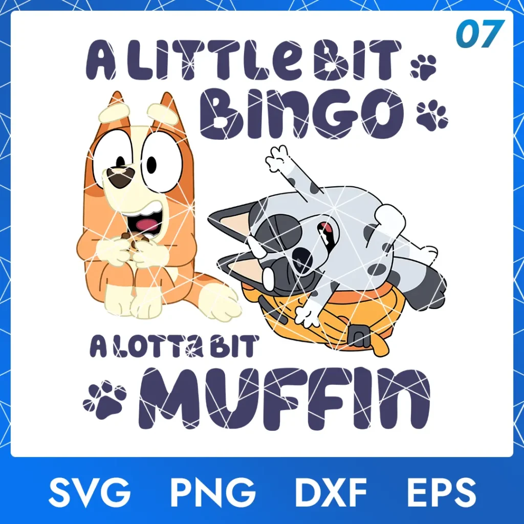 15+ Muffin Bluey SVG Bundle: Free Download for Cricut & Silhouette