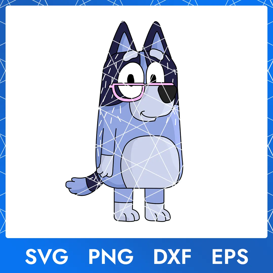 Bluey Busker Svg, Png, Dxf, Eps - Digital Download