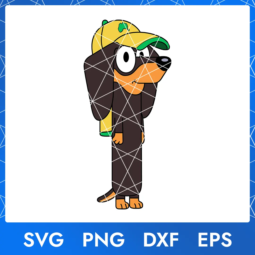 Bluey Busker Svg, Png, Dxf, Eps - Digital Download