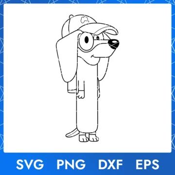 3+ Snickers Bluey SVG - Premium Print-Ready Files