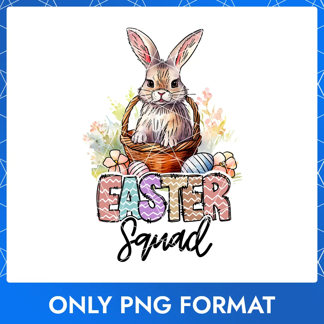 Easter Squad Bunny Rabbit Png Image