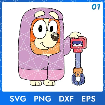Bluey Busker Svg, Png, Dxf, Eps - Digital Download