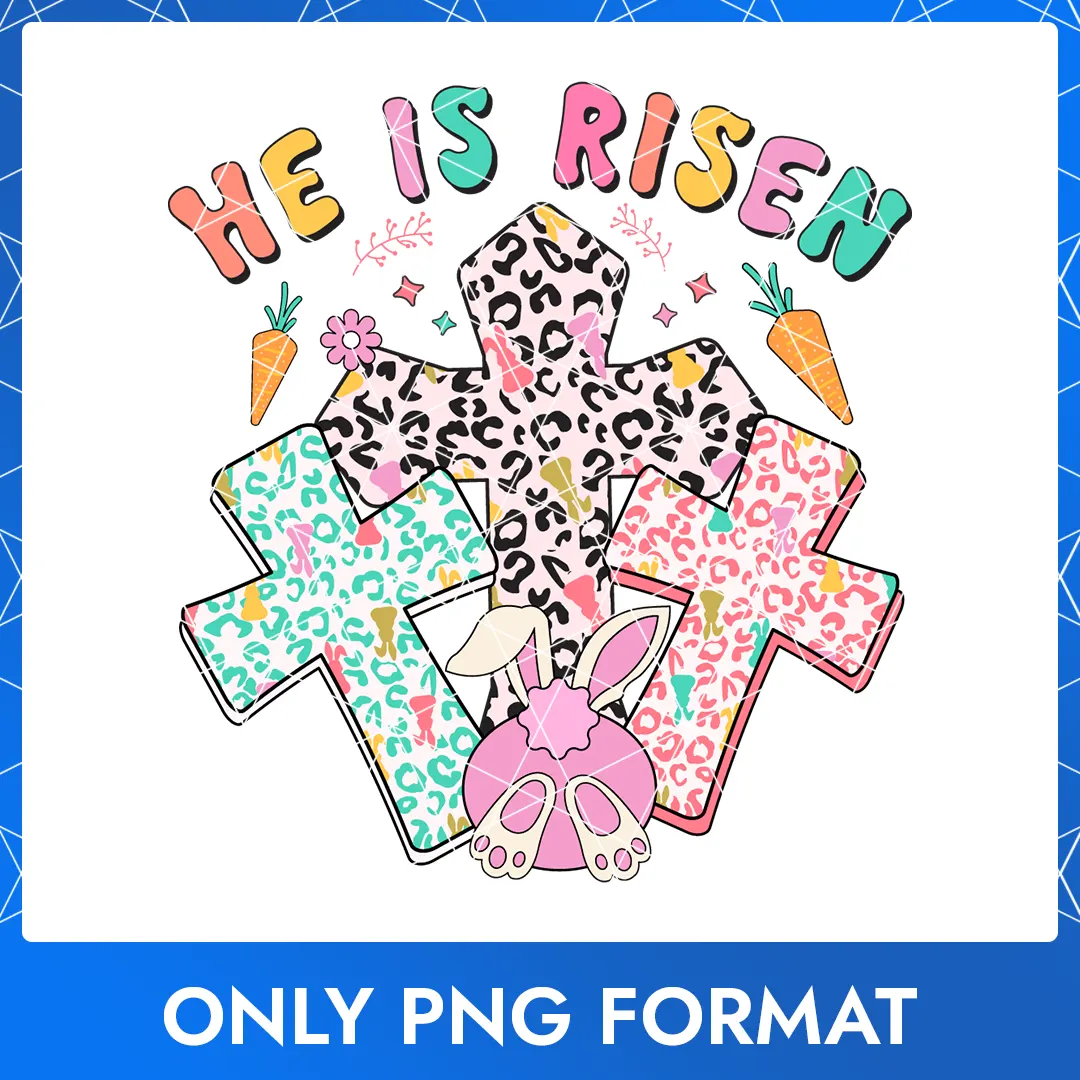 Happy Easter He Is Risen Png