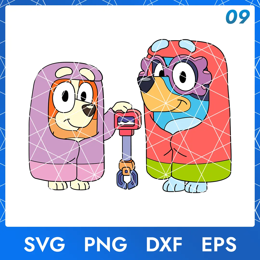 Janet and Rita Svg, Png, Dxf, Eps - Digital Download