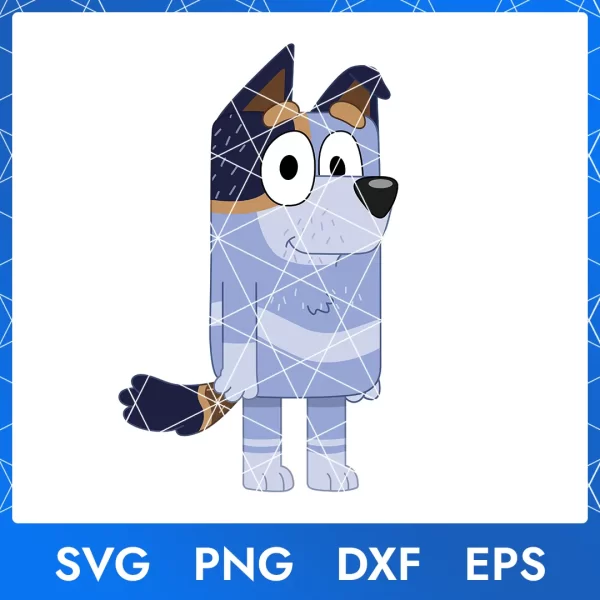Uncle Stripe Bluey Svg, Png, Dxf, Eps - Digital Download