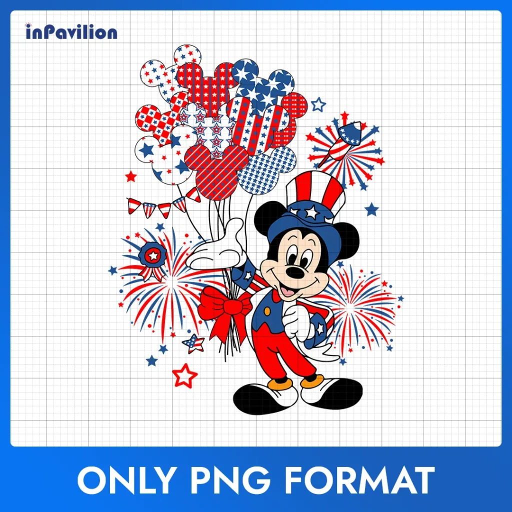 Mickey 4th of July PNG – Disney Fourth of July File